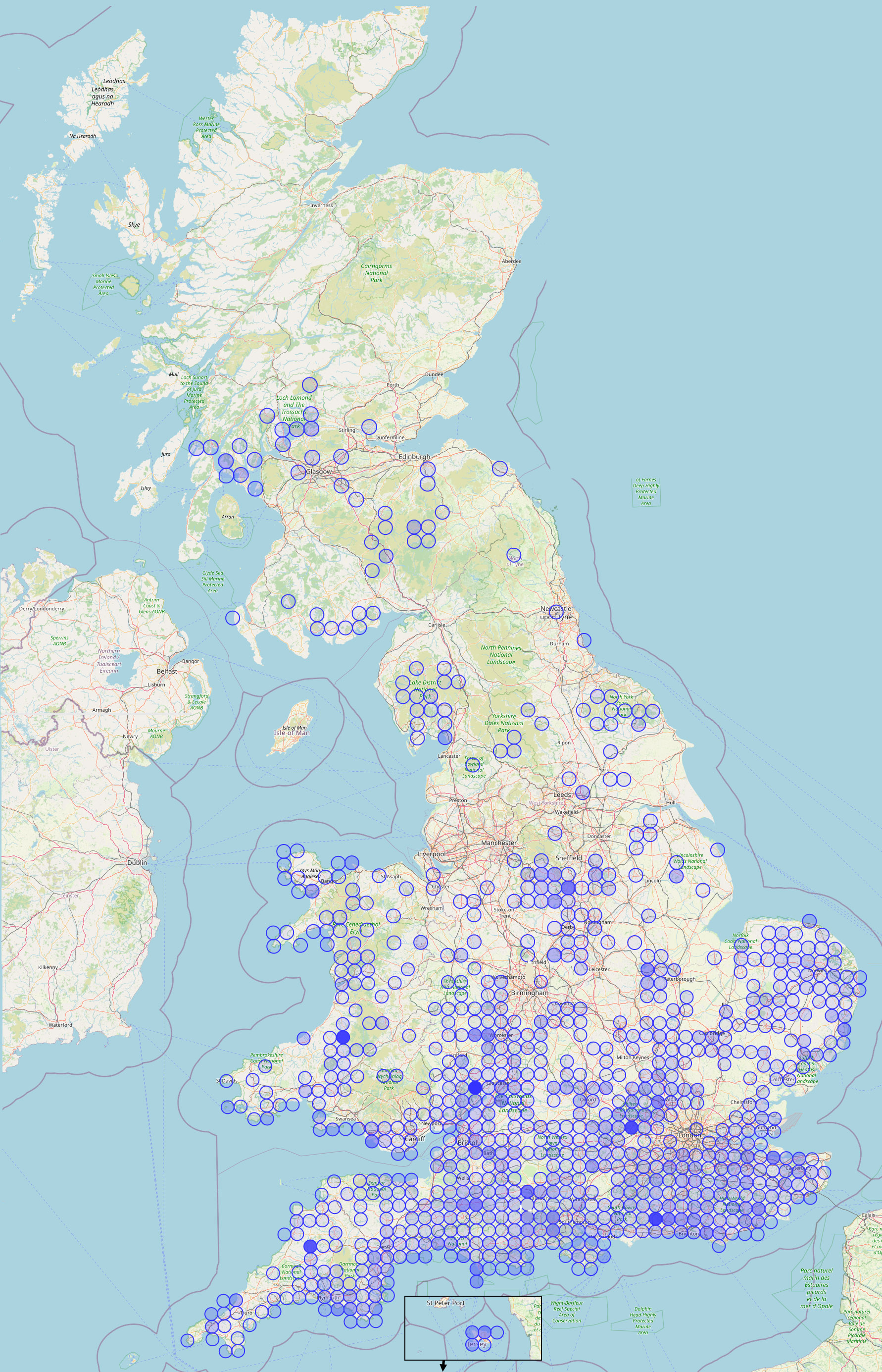 UK Glow worm survey home page